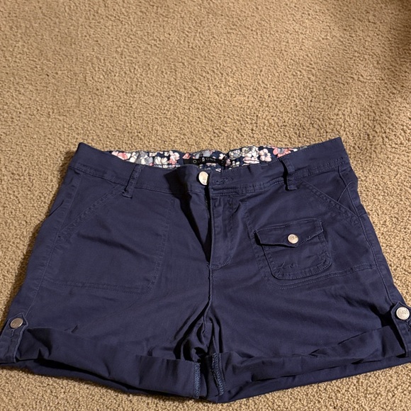 one 5 one | Shorts | One 5 One Navy Womens Cargo Shorts | Poshmark